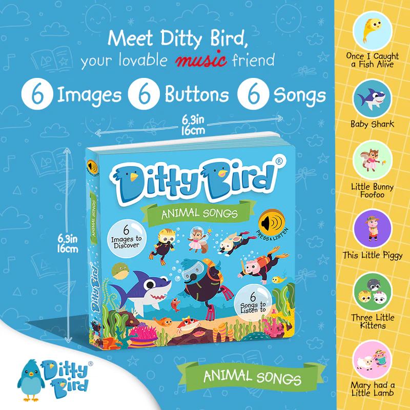 Ditty Bird Animal Songs - Rechargeable – Hallie & Finn